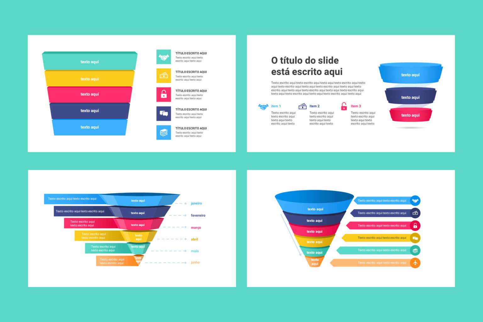 Diagramas – Modelo de Template em PowerPoint
