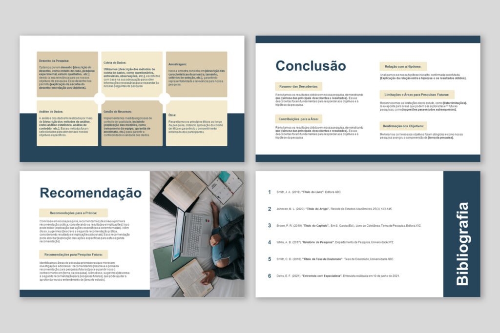 TCC / Tese / Mestrado - Modelo de Apresentação PowerPoint