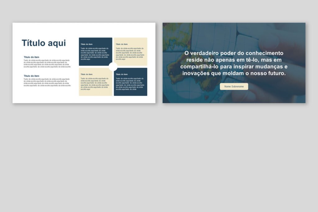 TCC / Tese / Mestrado - Modelo de Apresentação PowerPoint