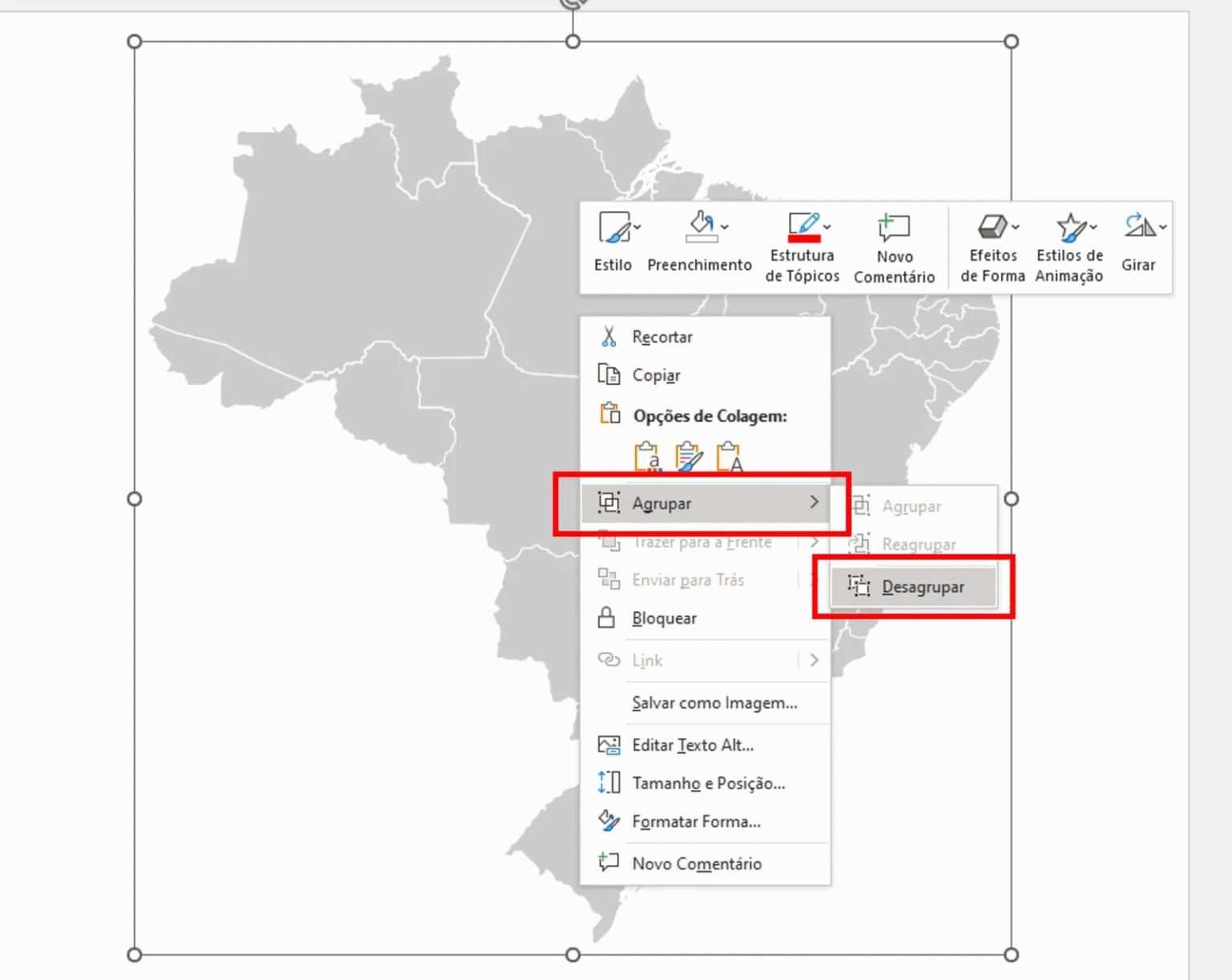 Como fazer um mapa do Brasil editável no PowerPoint (em poucos minutos ...